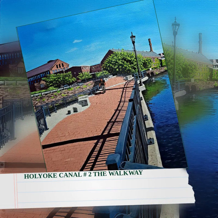 Holyoke Canal # 2 The Walkway – Harold J Dumas Art